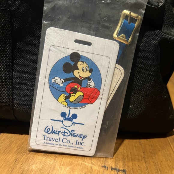 Disney | Other | Vintage Disney Luggage Tag In Package | Poshmark